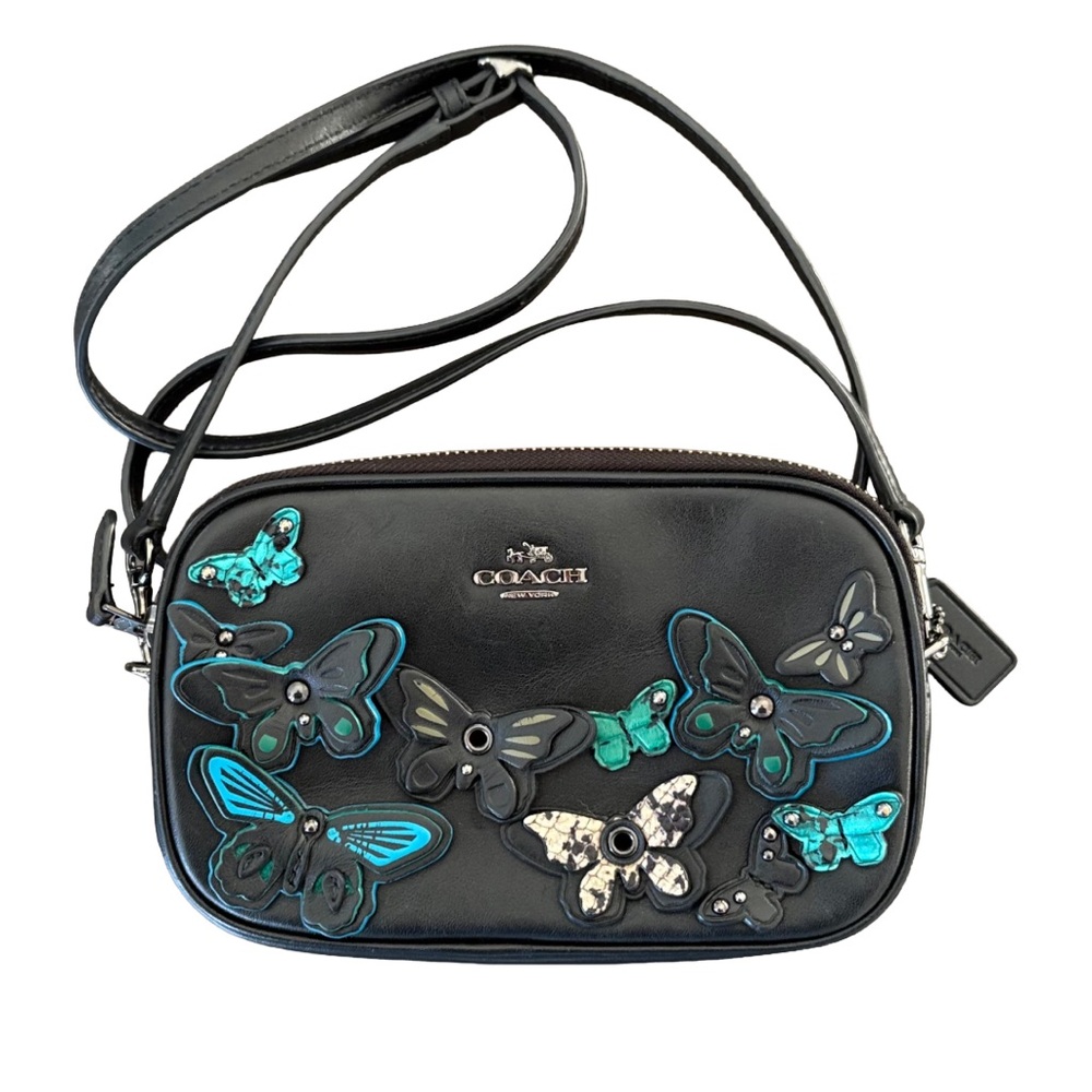 Coach Butterfly Applique Crossbody Bag - Gem
